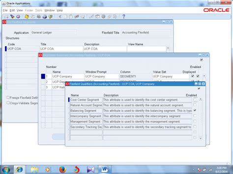 Assign Segment To Key Flexfield Segment Oracle EBS Financials