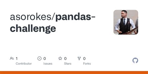 GitHub Asorokes Pandas Challenge