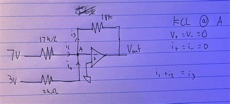 Operational Amplifier Vout In A Negative Feedback Simple Op Amp Circuit Electrical