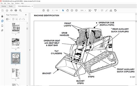 Bobcat T Turbo T Turbo High Flow Loader Operation Maintenance Manual PDF