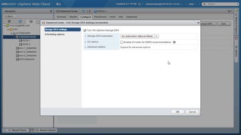 Create New Datastore Cluster Matta Tech