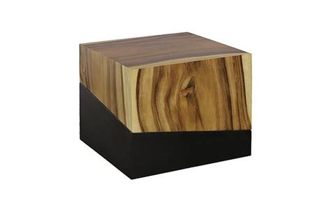 Geometry Side Table Natural