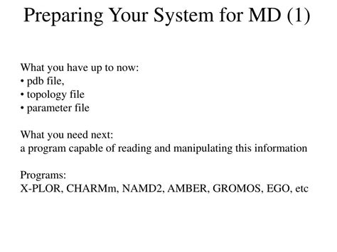 Ppt An Introduction To Molecular Dynamics Simulations Powerpoint Presentation Id 4731604