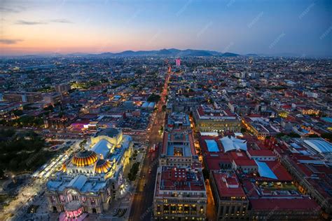 Premium Photo Mexico Panoramic View Of Mexico City Skyline From