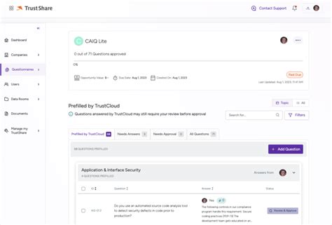Questionnaire Workflow Trustcommunity 8919