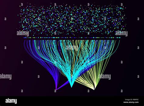 Big Data Visualization Network Futuristic Infographics 3d Wave