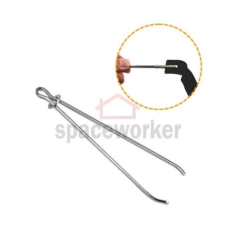 Penyepit Getah Bodkin Elastic Band Penarik Getah Alat Masuk Getah Threading Guide Penjolok Getah