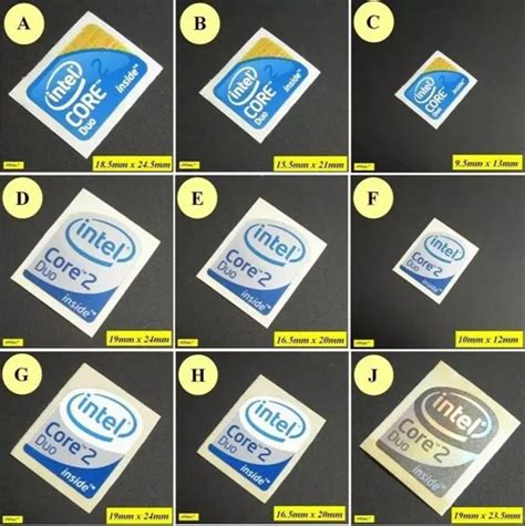 Laptop Pc Processor Sticker Core 2 Duo Inside Sticker At Rs 50 Laptop Processor In New Delhi
