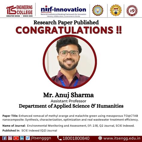 Its Engineering College Greater Noida On Linkedin Itsengineeringcollege Researchexcellence