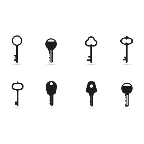 Premium Vector Key Vector Icon Illustration Template