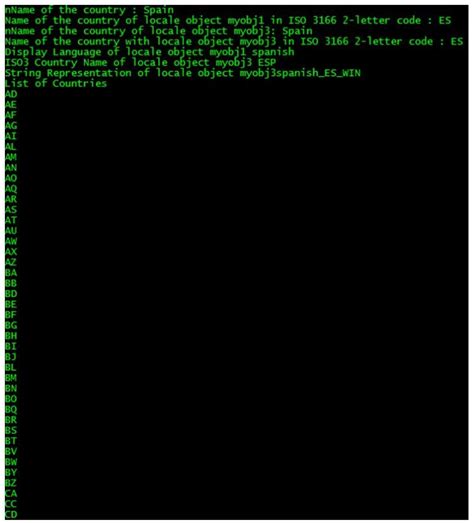 Java Locale How Java Locale Class Works 19 Java Locale Methods