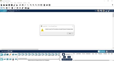 Solved Unable To Open File File Contains Corrupted Physical Workspace Data Cisco Community
