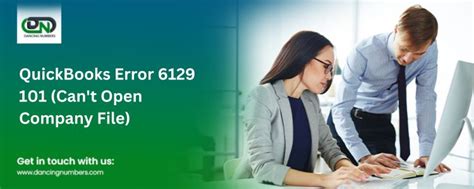 Fix Quickbooks Error 6129 101 Cant Open Company File
