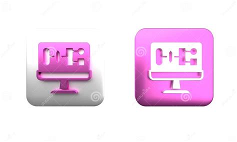 Colorful Algorithm Icon Isolated On White Background Algorithm Symbol