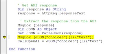 an error when set up connection betwwen chatgpt api and excel chatgpt