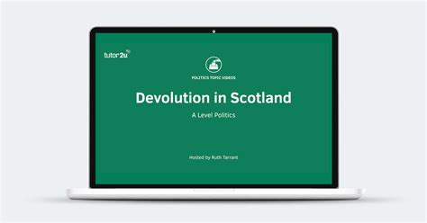 Devolution In Scotland Reference Library Politics Tutor2u
