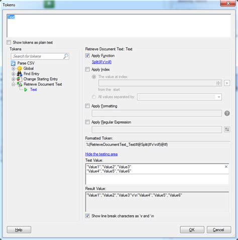 Token Function Split On New Line Laserfiche Answers