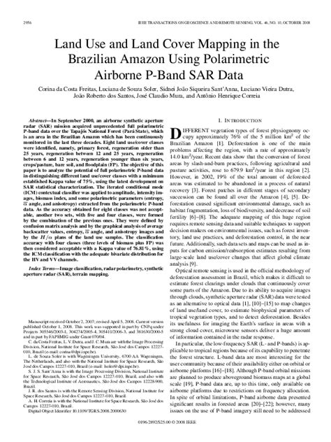 pdf land use and land cover mapping in the brazilian amazon using