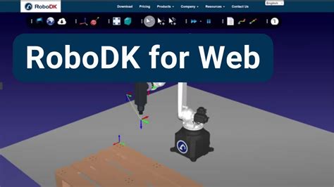 Robodk For Web Simulate Your Robot Online Youtube