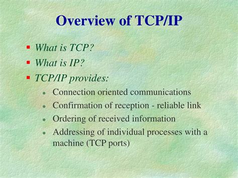 PPT TCP IP PowerPoint Presentation Free Download ID 6594917