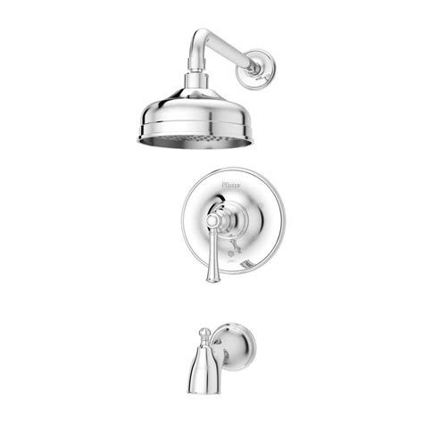 Pfister Tisbury 1 Handle Tub And Shower Faucet Trim Kit In Polished