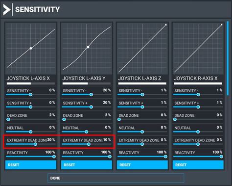 Su8 Reactivity And Extremity Dead Zones Settings Not Saving Resolved Microsoft Flight