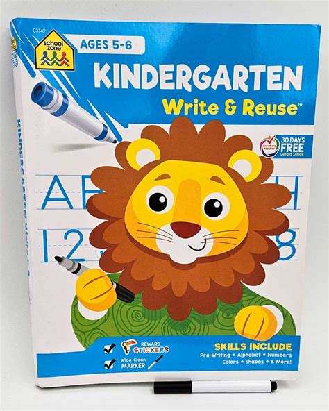 Kindergarten Write And Reuse Workbook Green Valley Book Fair