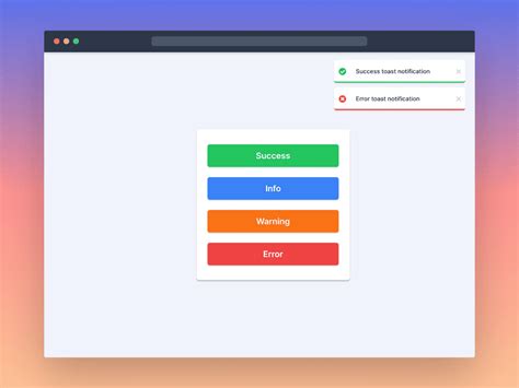 Frontendpro Challenge Toast Notification Component