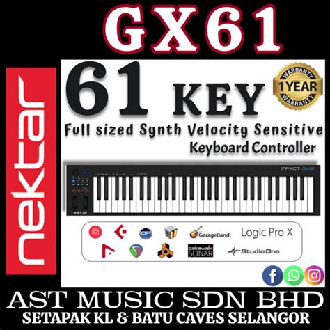 Nektar Impact Gx61 61 Key Keyboard Controller Lazada
