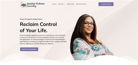 About Manifest Wellness Newport News Therapist