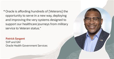 Oracle Health On Linkedin Veteran To Svp Serving As An Oracle Leader