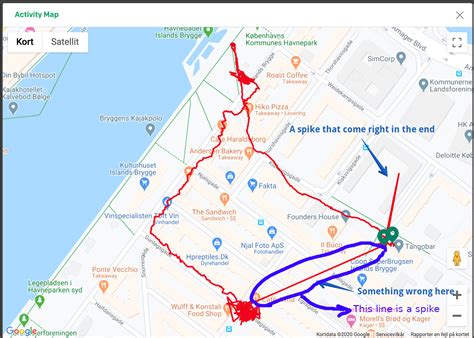 Lots Of Jumps Spikes And Outlier Coordinates For Both Ios And Android