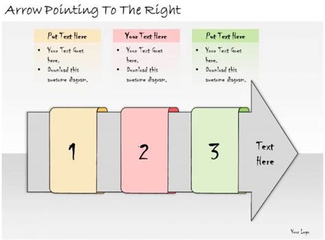 1113 Business Ppt Diagram Arrow Pointing To The Right Powerpoint Template PowerPoint