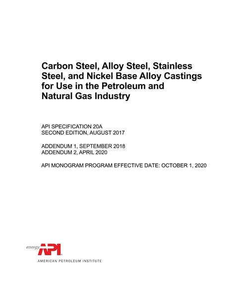 API Spec A Second Edition PDF