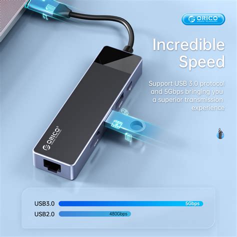 ORICO Type C In Multifunctional Docking Station With USB Gbp JG Superstore