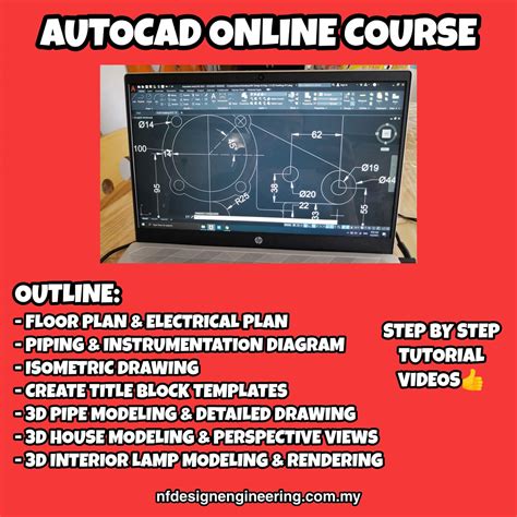 autocad online course belajar nf design and engineering facebook