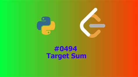 No Sound Leetcode 494 Target Sum Youtube