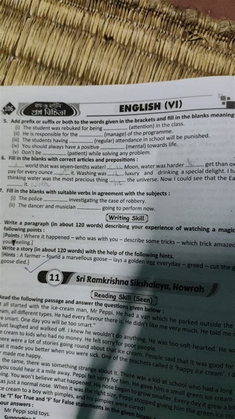 Here Are Several English Language Questions 5 Add Prefix Or Suffix Or