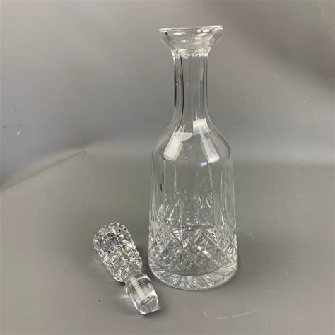 Waterford Lismore Cut Crystal Glass Decanter Vintage Mid Century C1960