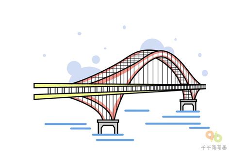 现代桥简笔画图片 简笔画图片大全