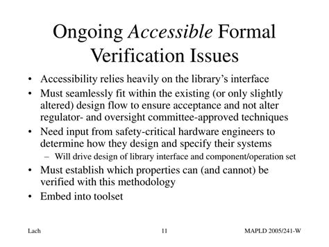 Ppt Accessible Formal Verification For Safety Critical Fpga Design Constructive Methods And