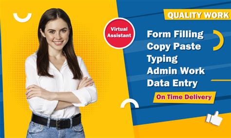 Do Form Fillingdata Entrycopy Past Typingadmin Work By Uzmarauf159 Fiverr