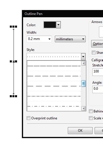 Dashed Line CorelDRAW Graphics Suite X CorelDRAW Graphics Suite X CorelDRAW Community