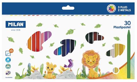 Milan მრგვალი პასტელები ნეონის 3 და 2 მეტალიკის ფერით 30 ცალი Veli Store