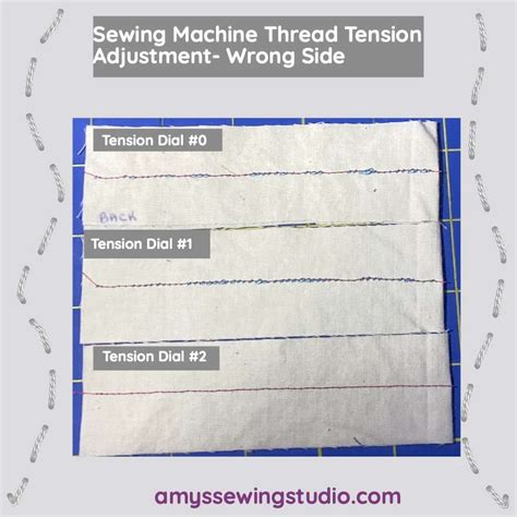 Sewing Machine Thread Tension Adjustment