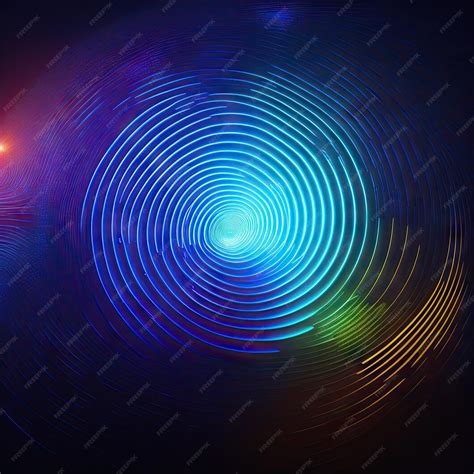 Premium Ai Image Fingerprint Scanning Cyber Security Concept Abstract Technology Background