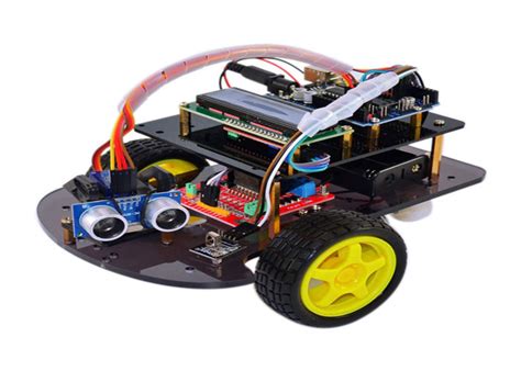 Ultrasonic Obstacle Arduino Smart Robot Car Avoidance Chassis Pcb Material