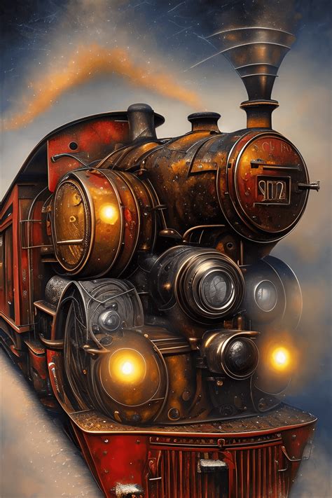 Hyper Realistic Steam Train Creative Fabrica