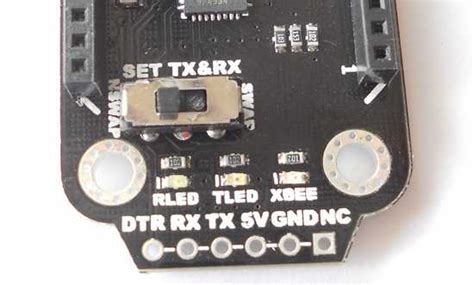 To Let Arduino Send Data Wireless Through This Module And Xbee We Add Another Switch