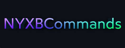 GitHub Nyxb NYXBCommands NYXBCommands Is A Discord JS Command Handler Made By Nyxb The Goal